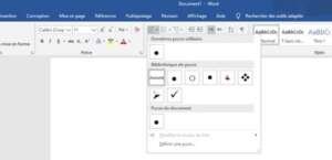 Guide puces word 2019 et 2016 - Le Cours Gratuit