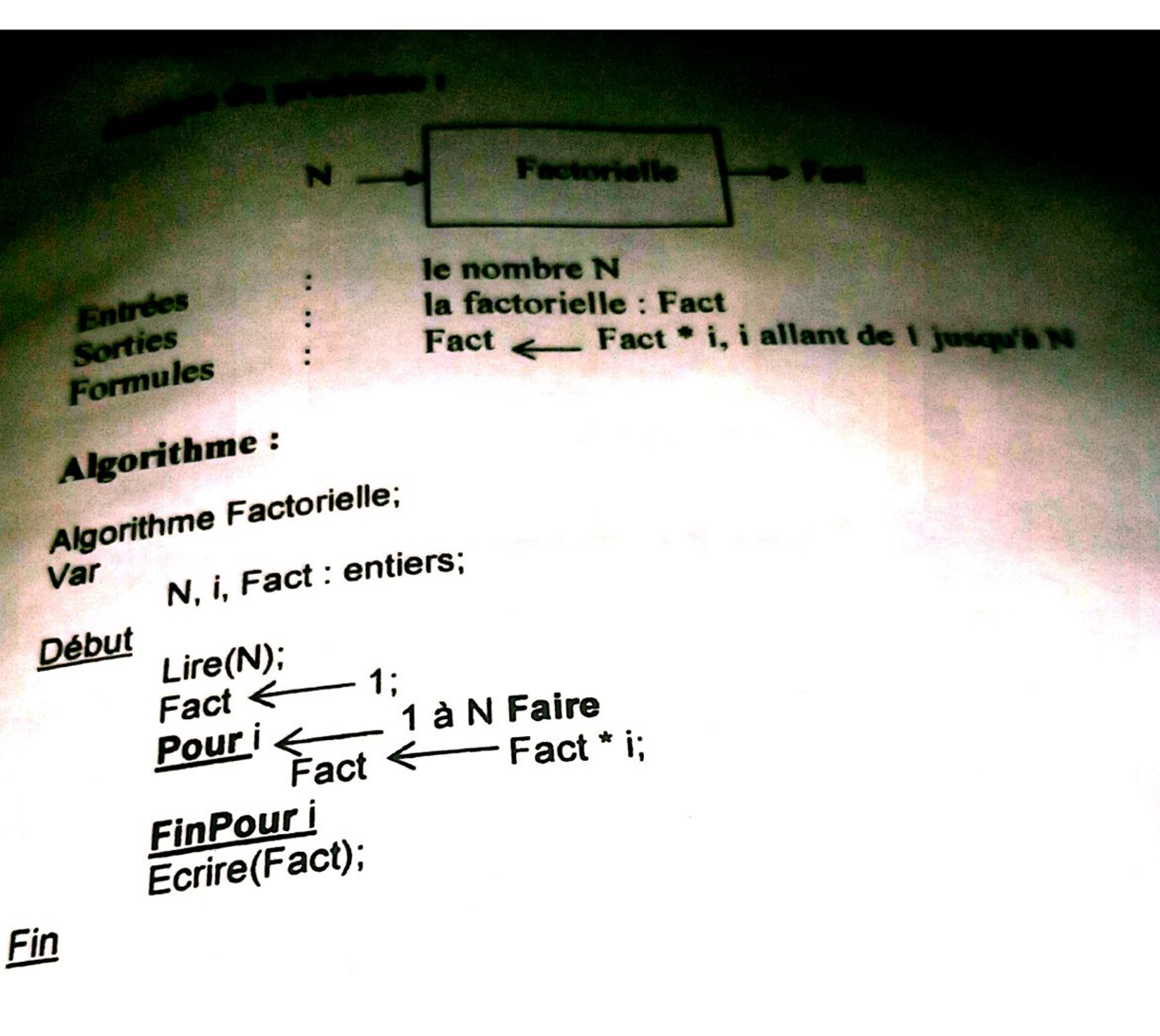 cours algorithme : INSTRUCTIONS REPETITIVES (LES BOUCLES) - Le Cours ...