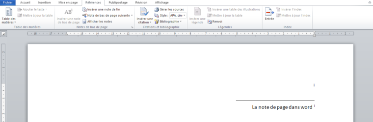 Word: Comment faire des notes de bas de page dans un doc - Le Cours Gratuit