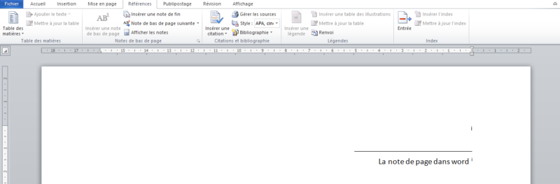 Word: Comment faire des notes de bas de page dans un doc - Le Cours Gratuit