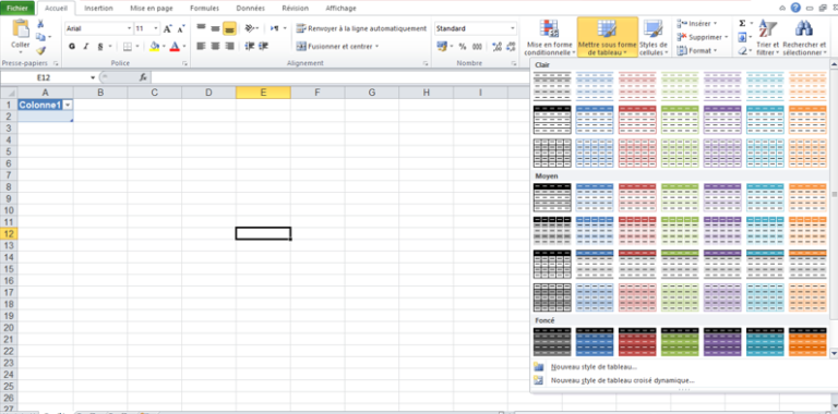 Comprendre le tableau Excel et ses différentes utilisations