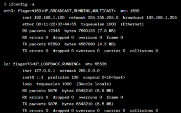 15 commandes ifconfig pour gérer les interfaces réseaux sous linux