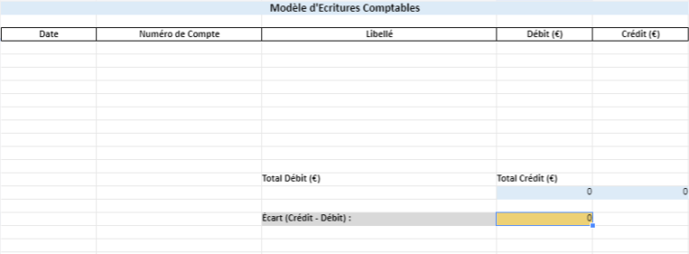Écritures Comptables : Outil Excel avec Liste Exhaustive