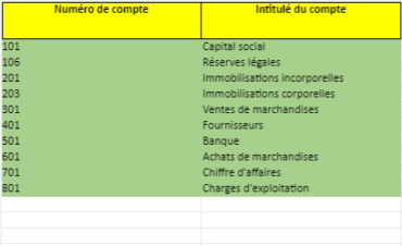 Modèle Vierge du Journal des Écritures Comptables