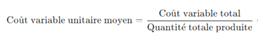 Calcul des Coûts Variables en Comptabilité Analytique