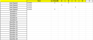Grille de Réponse QCM Vierge pour la PACES : Un Guide Complet