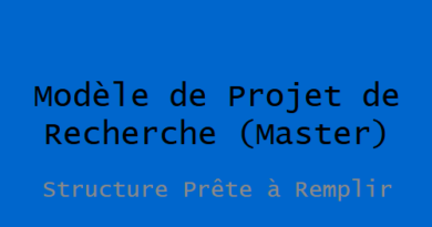 Modèle de Rapport Technique : Template dans Excel