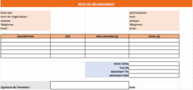 Bon de Sortie de Caisse : Modèle Word à Imprimer et Excel