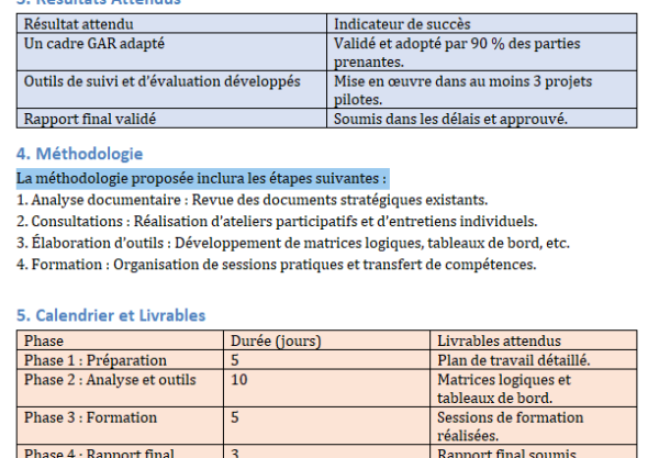 Rédaction de Documents Techniques : Modèle Canevas Word