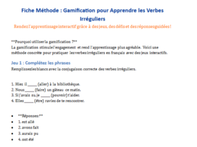 Guide complet sur la conjugaison des verbes irréguliers en français