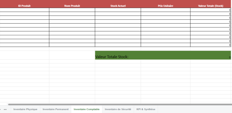 Gestion des Inventaires : Définitions, Types, Modèle Excel