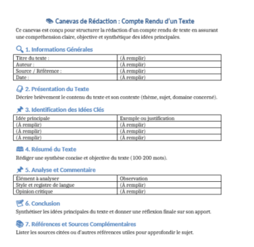 Le Compte Rendu de Texte : Méthodologie, Objectifs et Application