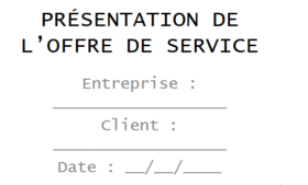 Offre de Service : Modèle Word et PPT à Télécharger