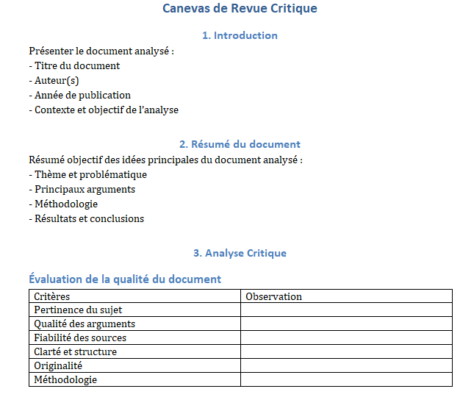 Revue Critique : Définition, Application et Guide de Rédaction