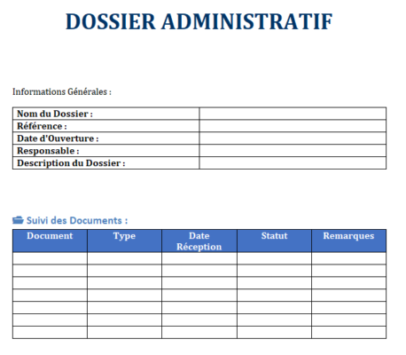 Constituer un Dossier Administratif : Formalités et Rédaction