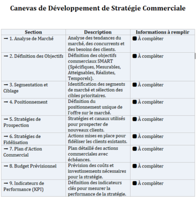 Stratégie Commerciale : Définition, Trame et Exemples