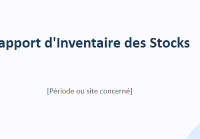 📦 Créer un tableau Excel d’inventaire de stock