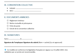 📝 Le CDI Standard : Modèle de Contrat de Travail à Imprimer