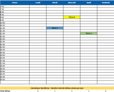 Faire un planning de travail efficace : la méthode complet + Modèle