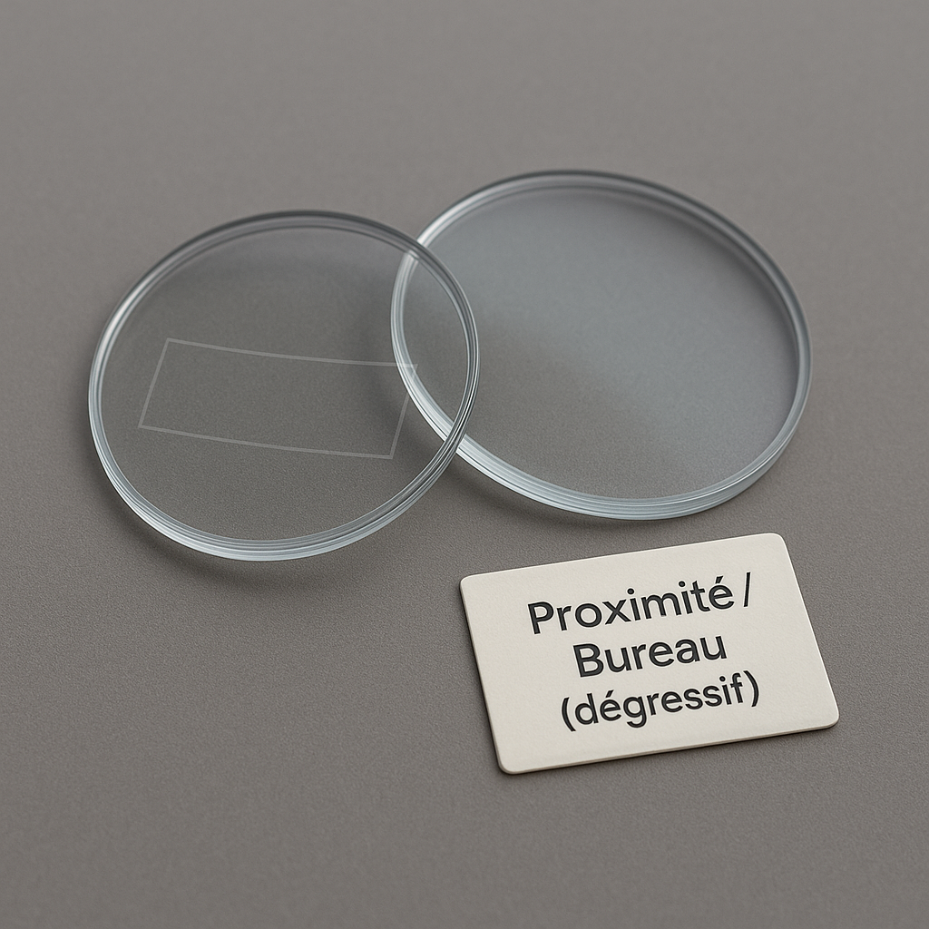 Comparatif des prix des verres progressifs et Indices conseillés