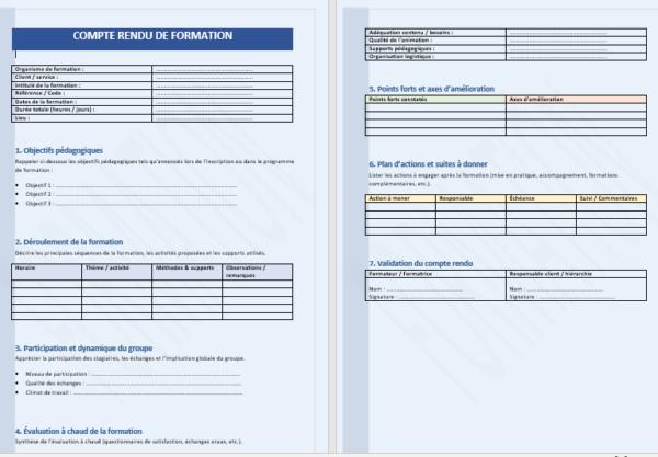Plan Comptable pour un Restaurant : Modèle Excel